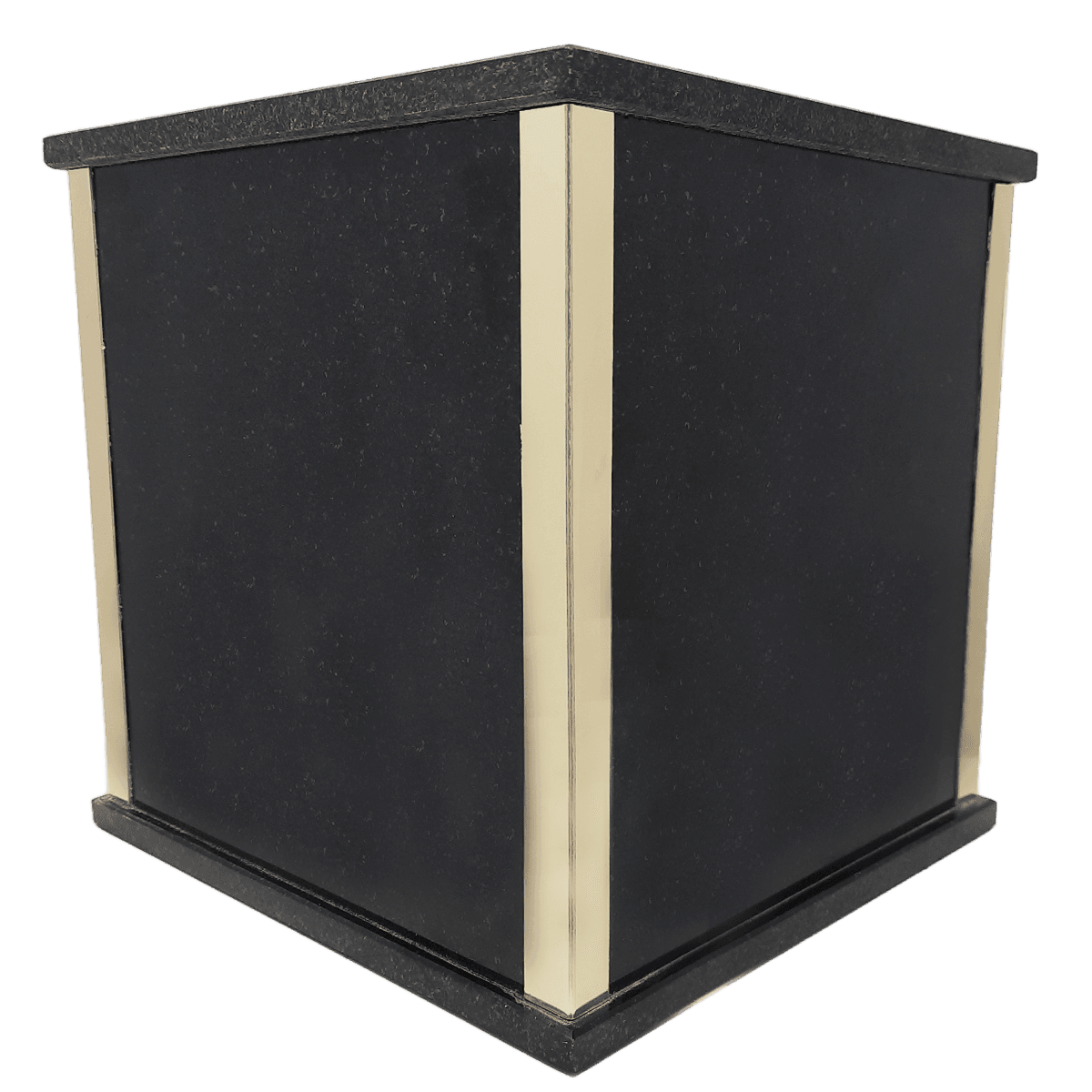 Urne Funéraire Double En Granite Noir - Sentinelle | Urnes Dépôt